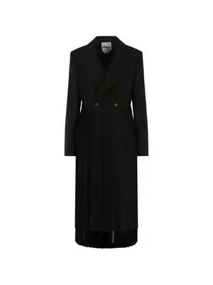 Comme Des Garçons Pleated Button Dress