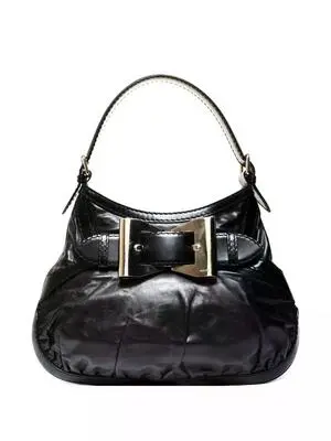 Gucci Queen Hobo Leather Shoulder Bag