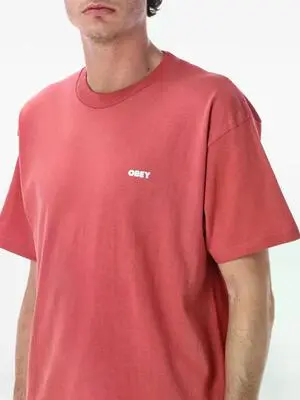 Obey Peep Hole T-shirt - Red