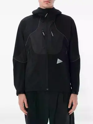 AND WANDER Hooded Zip-up Jacket