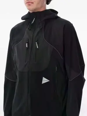AND WANDER Hooded Zip-up Jacket