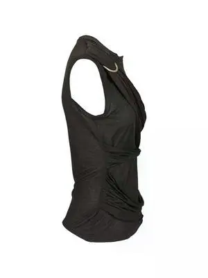 DURAZZI MILANO Draped Ring-detail Top