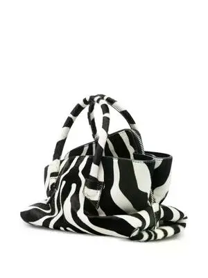 Attico La Passeggiata Mini Tote Bag - Black