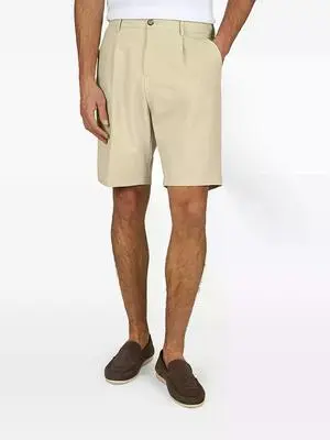 Paul & Shark Buttoned Bermuda Shorts - Neutrals