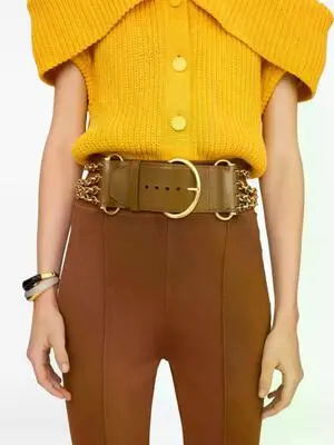 Chloé Chain-detail Belt - Green