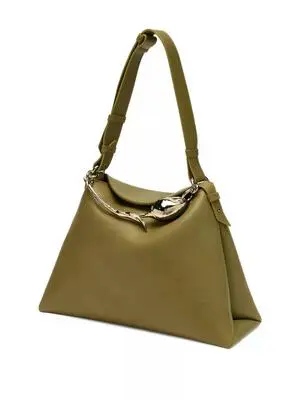 Erdem Bloom Leather Tote Bag - Green