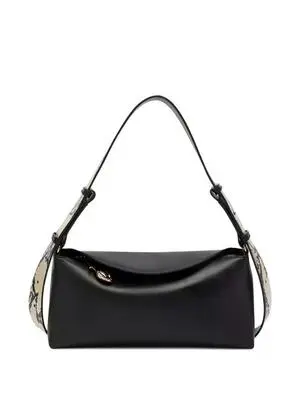 Erdem East West Bloom Shoulder Bag - Black