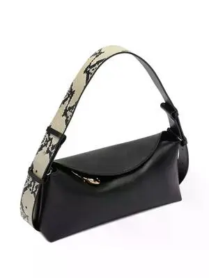 Erdem East West Bloom Shoulder Bag - Black