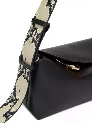 Erdem East West Bloom Shoulder Bag - Black