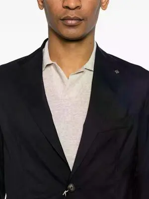 Tagliatore Single-breasted Jacket - Blue