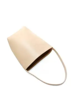 THE ROW Park Leather Shoulder Bag - Neutrals