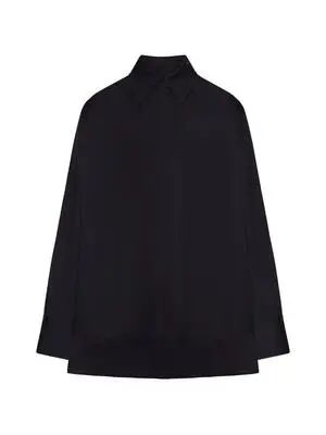 TOTEME Soft Tuxedo Shirt - Black