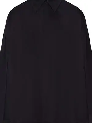 TOTEME Soft Tuxedo Shirt - Black