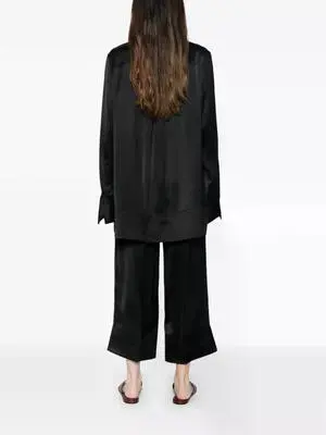 TOTEME Soft Tuxedo Shirt - Black