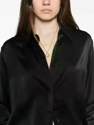 TOTEME Soft Tuxedo Shirt - Black