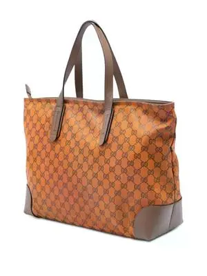 Gucci Gg Canvas Web Tote Bag