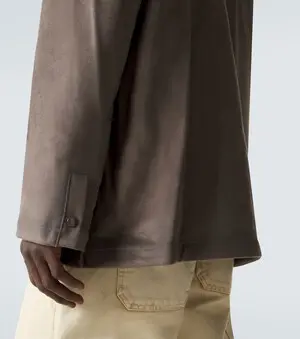 Loewe Suede-trimmed Jacket