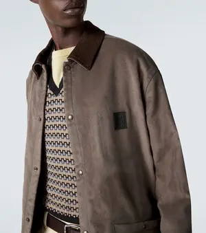 Loewe Suede-trimmed Jacket