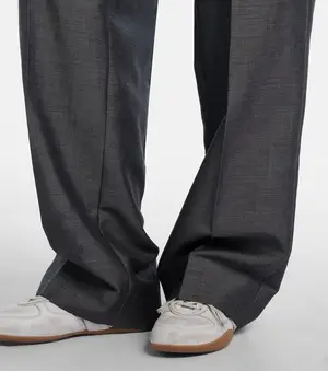 Miu Miu Mohair And Wool Straight Pants