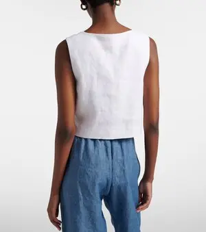 Posse Rio Linen Crop Top