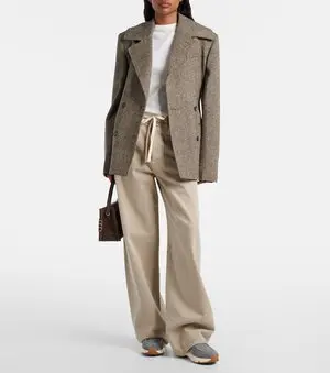 TOD'S Suede Penny Loafers - Grey