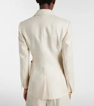 Max Mara Volonta Linen Blazer - White