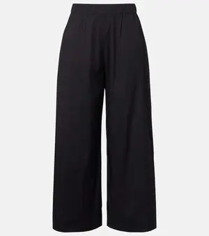 Max Mara Pece Cropped Wide-leg Pants