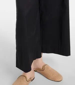Max Mara Pece Cropped Wide-leg Pants