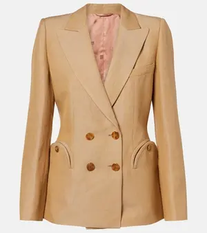 BLAZÉ MILANO Renegade Charmer Linen-blend Blazer