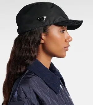 Prada Re-nylon Baseball Cap - Black