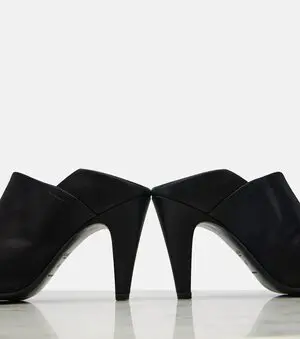Alaïa Cone Satin Mules