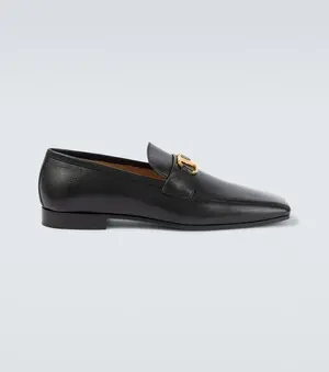 Valentino Garavani Vlogo Leather Loafers