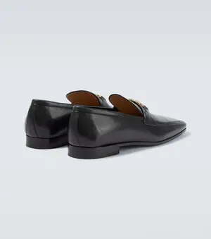 Valentino Garavani Vlogo Leather Loafers