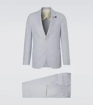 LARDINI Wool, Silk And Linen Suit