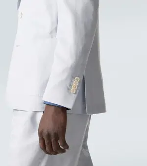 LARDINI Wool, Silk And Linen Suit
