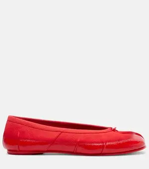 MAISON MARGIELA Tabi Patent Leather Ballet Flats