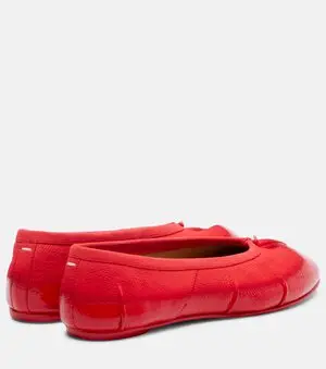 MAISON MARGIELA Tabi Patent Leather Ballet Flats