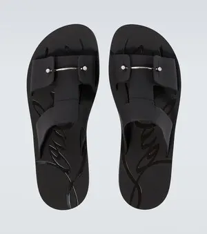 CHRISTIAN LOUBOUTIN Zakouski Slides In /grizzly