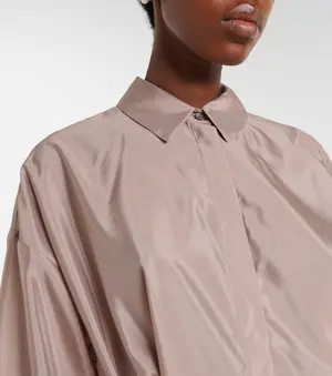 Max Mara Anna Organza Shirt Dress