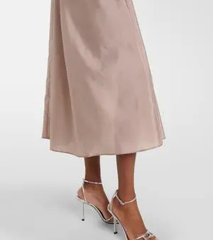 Max Mara Anna Organza Shirt Dress