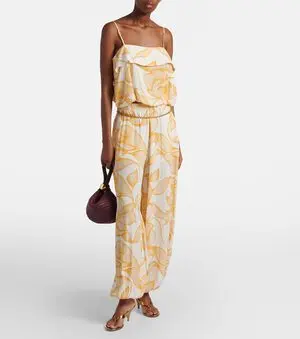 ADRIANA DEGREAS Printed Balloon Pants