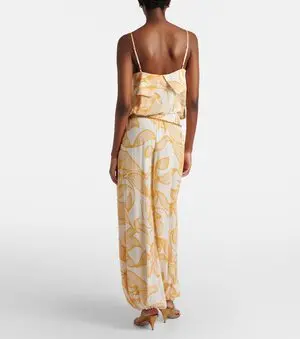 ADRIANA DEGREAS Printed Balloon Pants
