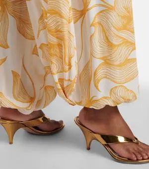 ADRIANA DEGREAS Printed Balloon Pants