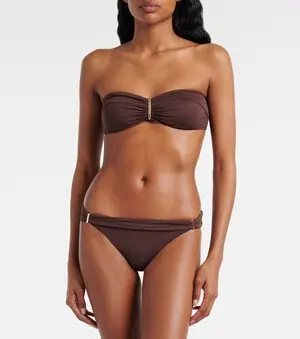 Melissa Odabash Positano Bikini Bottoms - Brown