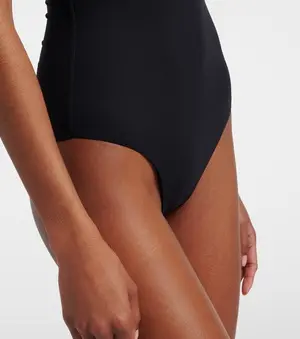Melissa Odabash One-shoulder Embellished Swimsuit - Black