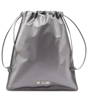 Prada Wish Satin Pouch - Grey