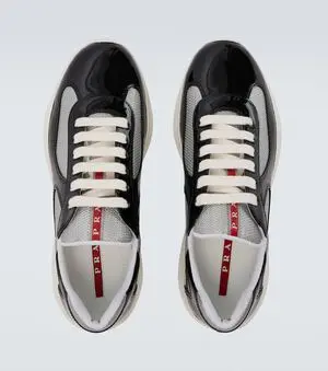 Prada America's Cup Sneakers - Black