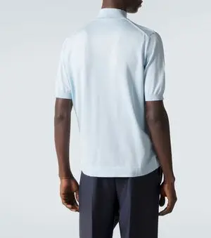 Prada Cotton Turtleneck Sweater - Blue