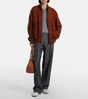 Miu Miu Mohair And Wool Straight Pants