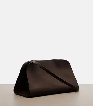 THE ROW Peggy Small Leather Clutch